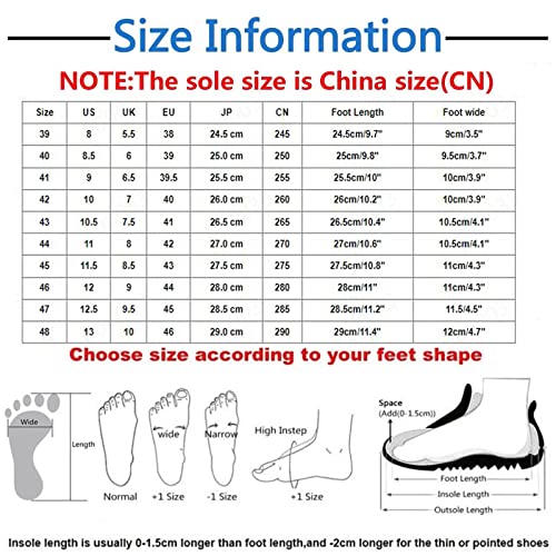 Classical Style Leather Shoes for Men Slip On PU Leather Low Rubber Sole Block Heel Mens Walking Shoes Size 10 Brown