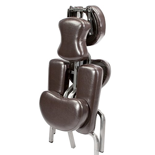 Master Massage Bedford Portable Light Weight Massage Chair with Carrying Case, Coffee (46463R)