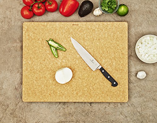 Epicurean Big Block Series 21-by-16-by-1-Inch Thick Cutting Board with Cascade Effect, Natural/ Slate