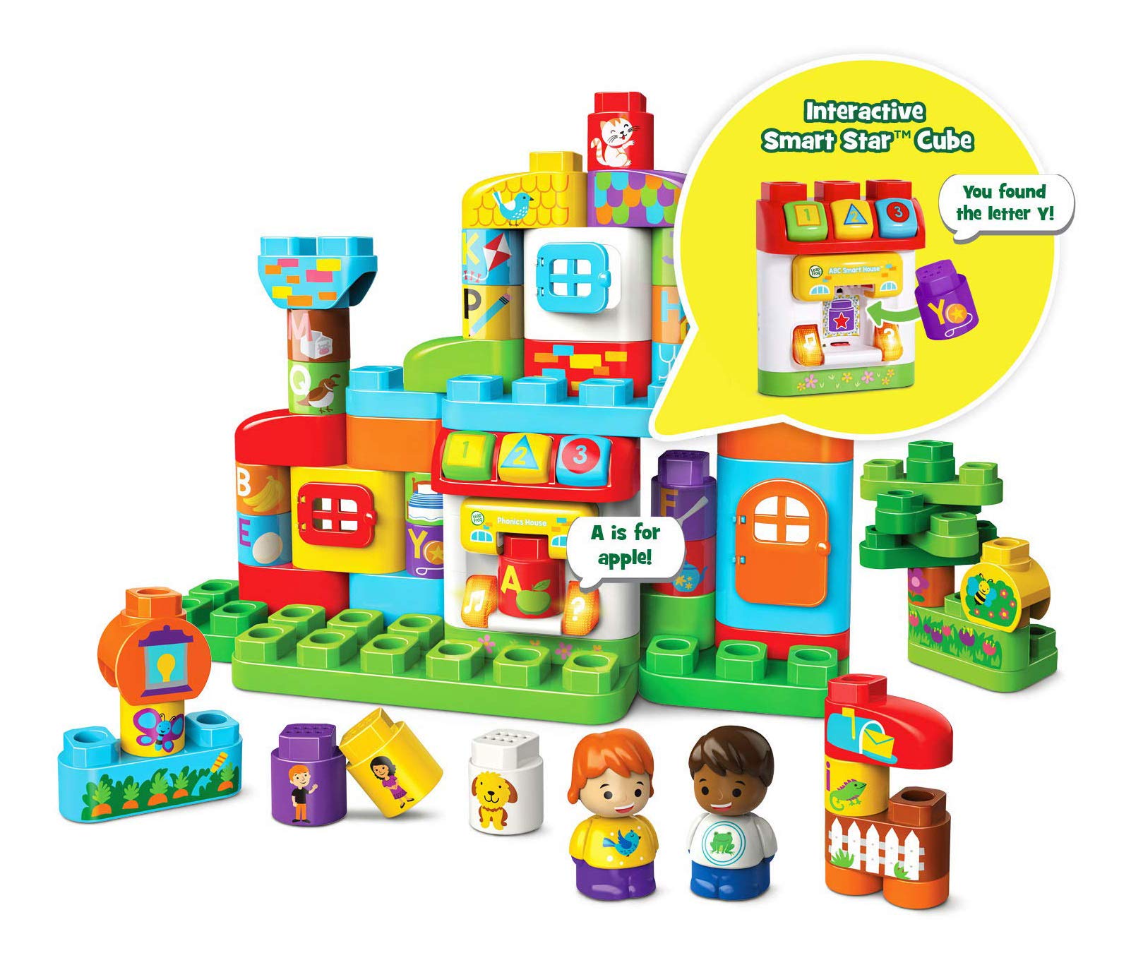 LeapFrog LeapBuilders ABC Smart House, 61 pcs, 2 To 5 Years