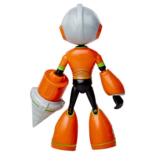 Megaman Fully Charged β Deluxe Drill Man Schematics Articulated Action Figure with Spinning Drill and Break-Apart Boulder Accessory! Based on the new show!