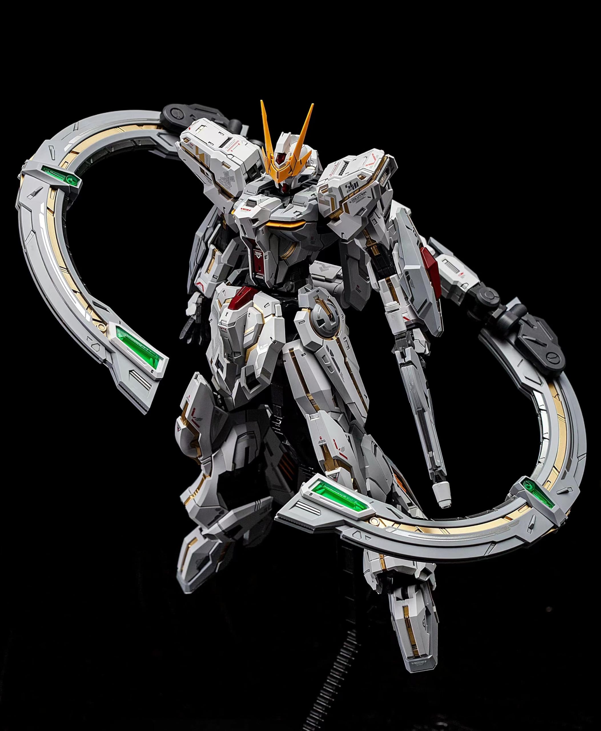 Funtasy Planet Action Figures 1/100 Scale Model Kits for Adults Eternal Star-Glory Assembly Model Mecha Model Kit Articulated Figures Assembled Mode, White, CMLH-01