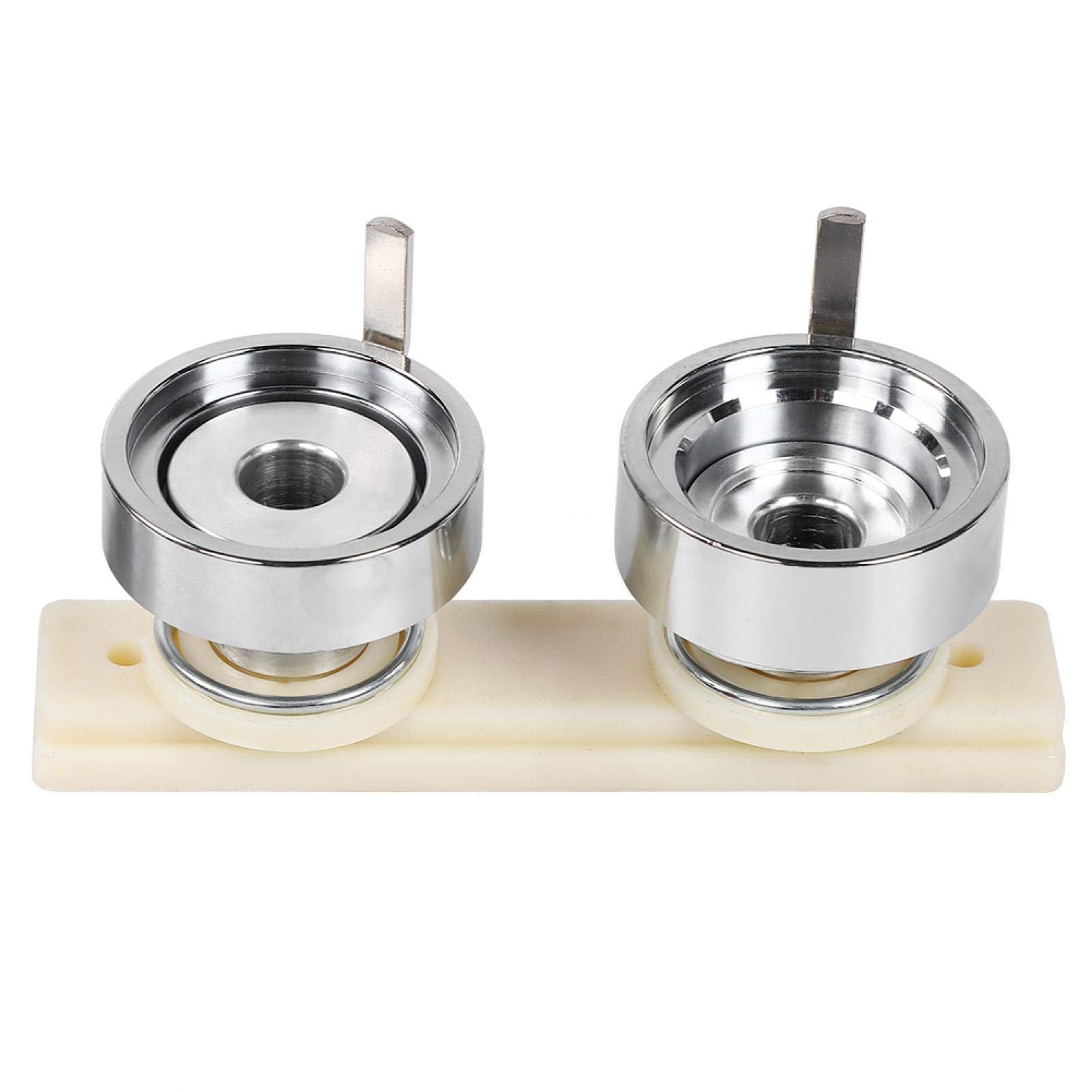 Button Mould Badge Making Tool,32mm/1.3inch DIY Badge Mold,Pin Making Moulds, Punch Press Tool Accessories,Sliding Base, Sturdy and Durable,for Circular Button Maker Badge Machine