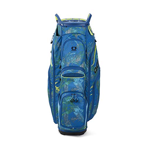 Callaway OGIO 2021 WOODE 15 Cart Bag , BLUE FLORAL
