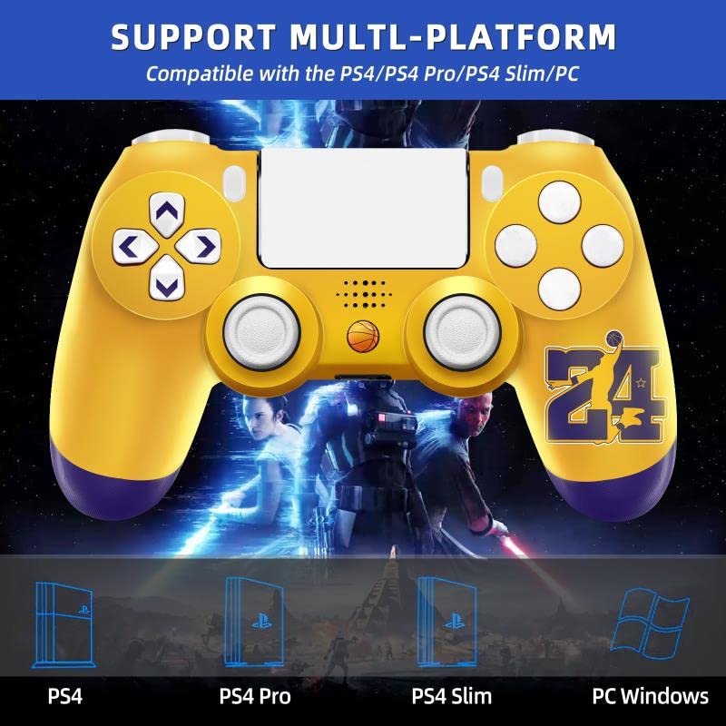 Custom Model, Innovative Design, Upgrade Wireless Controller, Compatible with PS4-Pro-Slim-Windows PC- WS-Store