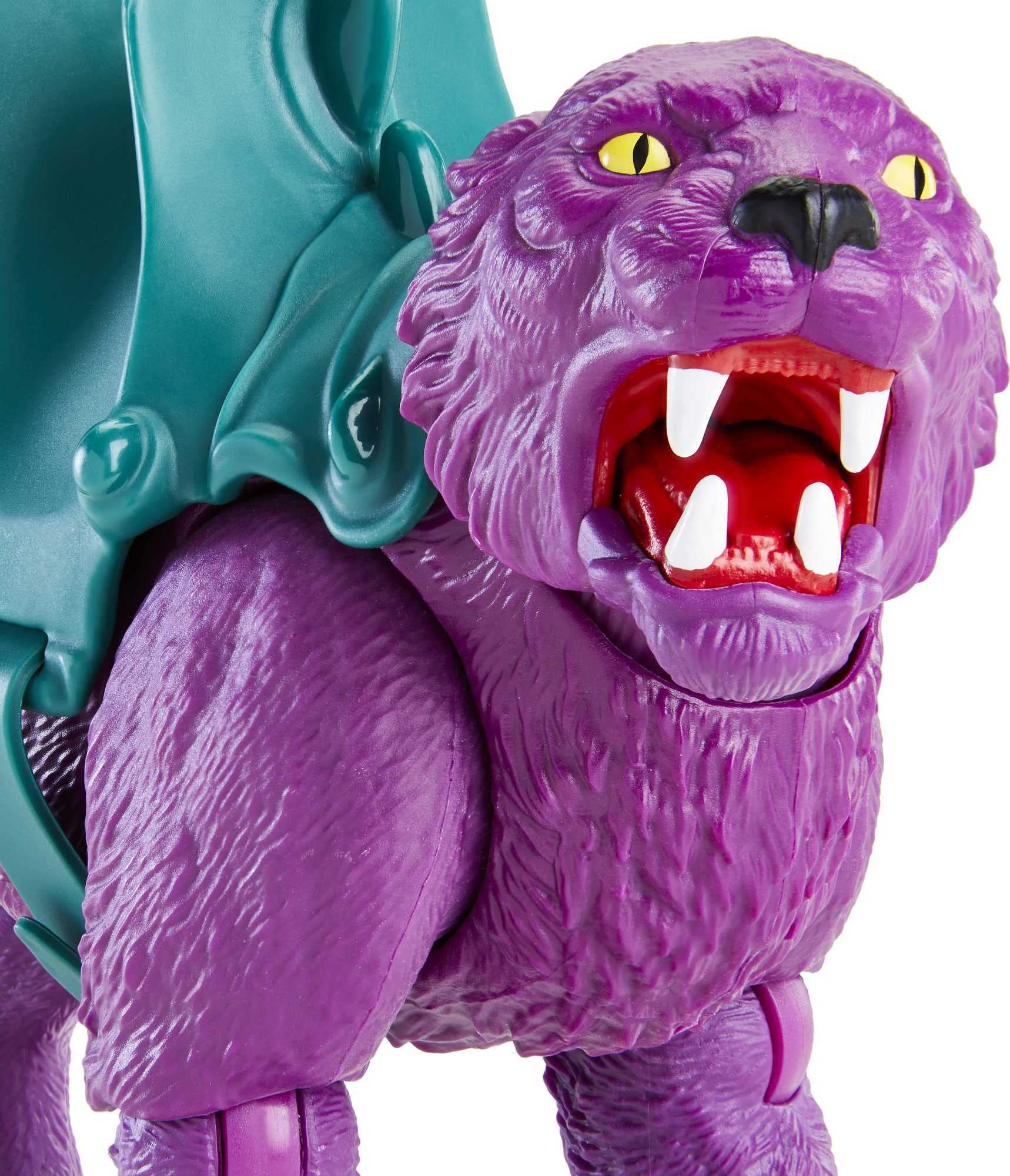 Masters of the Universe Origins Action Figure, Panthor Collectible with 12 Movable Joints, Panther-Like Beast, 11.75 inch
