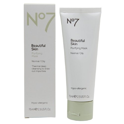 Boots No7 Beautiful Skin Purifying Mask, Normal/Oily 2.5 fl oz (75 ml)