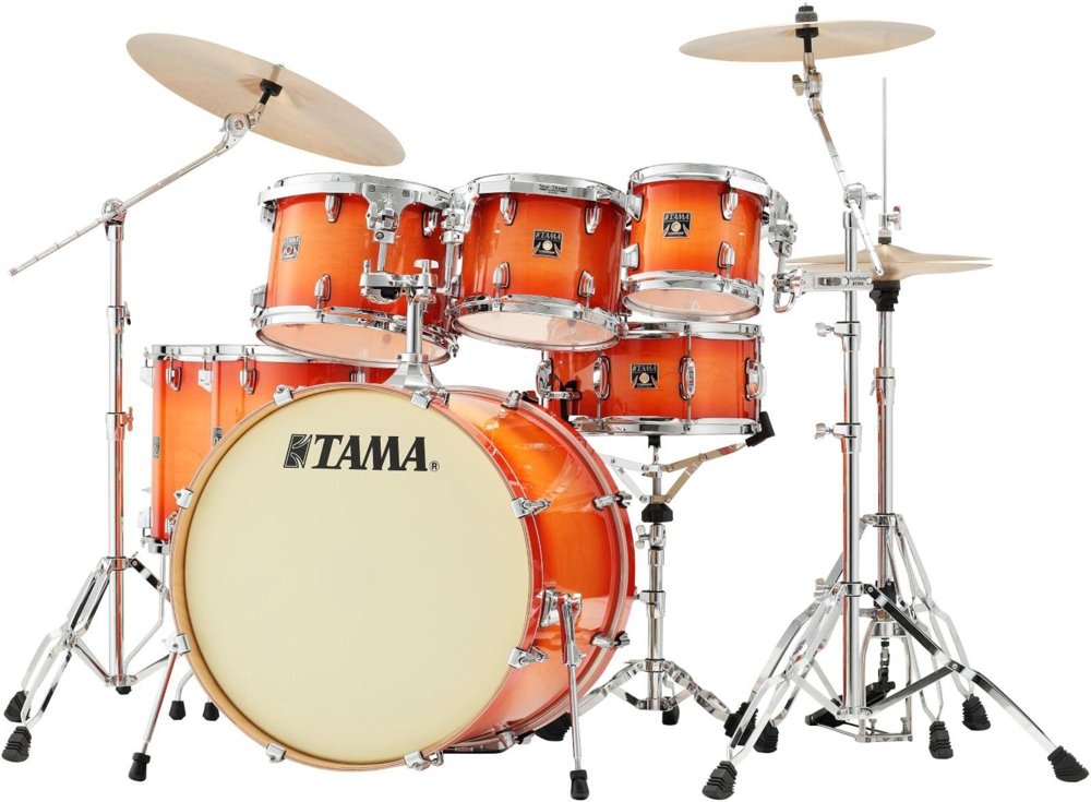 Tama Superstar Classic 7-Piece Shell Pack - Tangerine Lacquer Burst