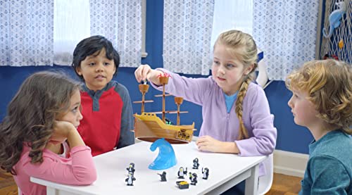 PlayMonster Don't Rock The Boat -- Children's Game -- Balance Yer Mateys or Overboard Ye Go! -- For ages 5+ -- 2-4 Players