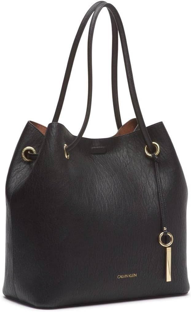 Calvin Klein Gabrianna Bubble Lamb North/South Key Item Tote