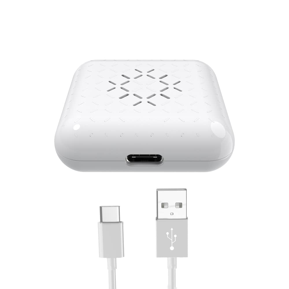 CarlinKit Mini Wireless CarPlay Adapter with This New Faster Wi-Fi 5 Chipset/Internal Hardware, for Factory Wired Carplay Cars Model Year:2017-2022,Support Online Update