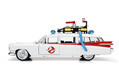 Jada Toys Hollywood Rides: Ghostbusters ECTO-1 White 1: 24 Scale