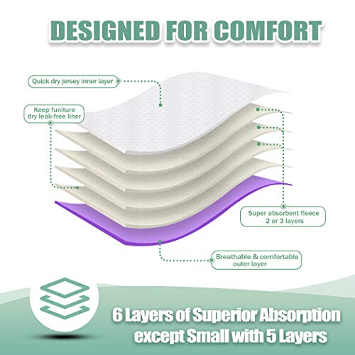 Wegreeco Washable Reusable Premium Dog Diapers, Medium, Bright Color, for Female Dog, Pack of 3