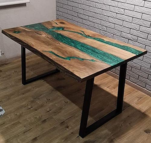 Epoxy Table, Live Edge Wooden Table, Epoxy Resin River Table, Natural Wood, Dining table, Natural Epoxy Table, Resin Table