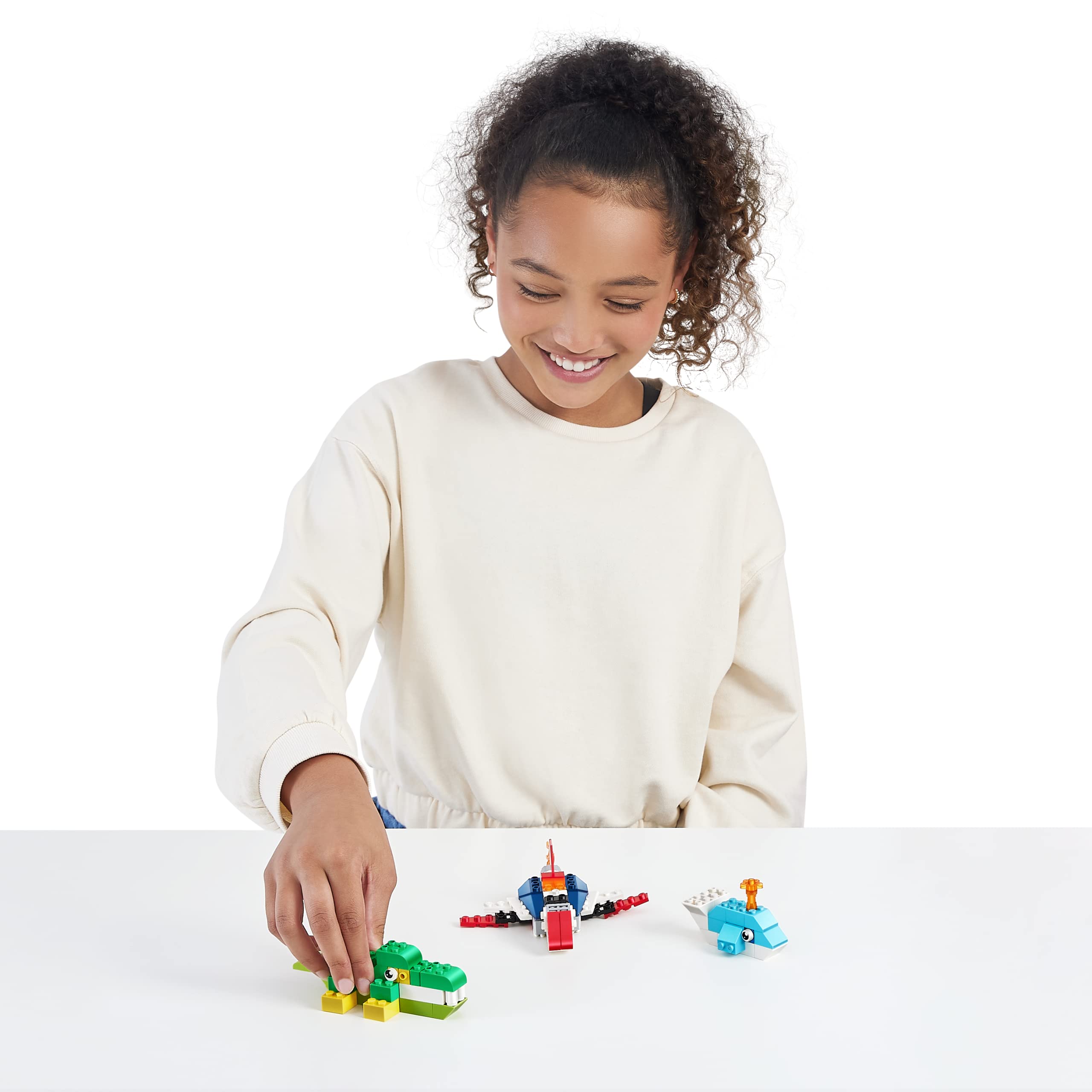 Max Build More Construction Themed 100 Pc Brick Set (3 Pack) by ZURU Over 300+ Toy Building Blocks, 3 Models to Build, Dragon Attack, Green Castle, and Space Car (Compatible with Major Brands)