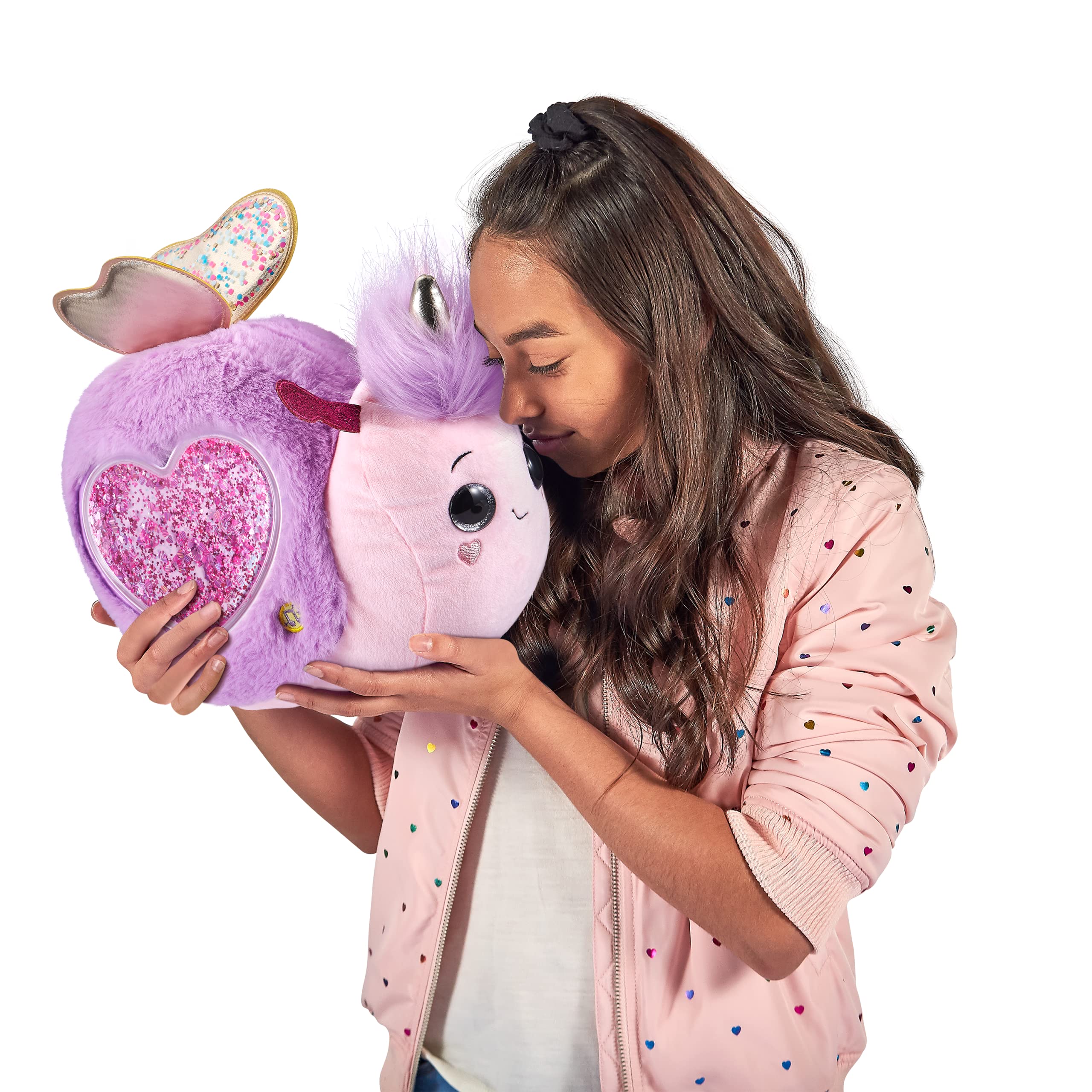Rainbocorns Jelly Shake Surprise Series 2 Snail by ZURU Cuddle Plush Scented Stuffed Animal, Slime Mix, Talkback Feature and More, Ages 3+ (Snail)