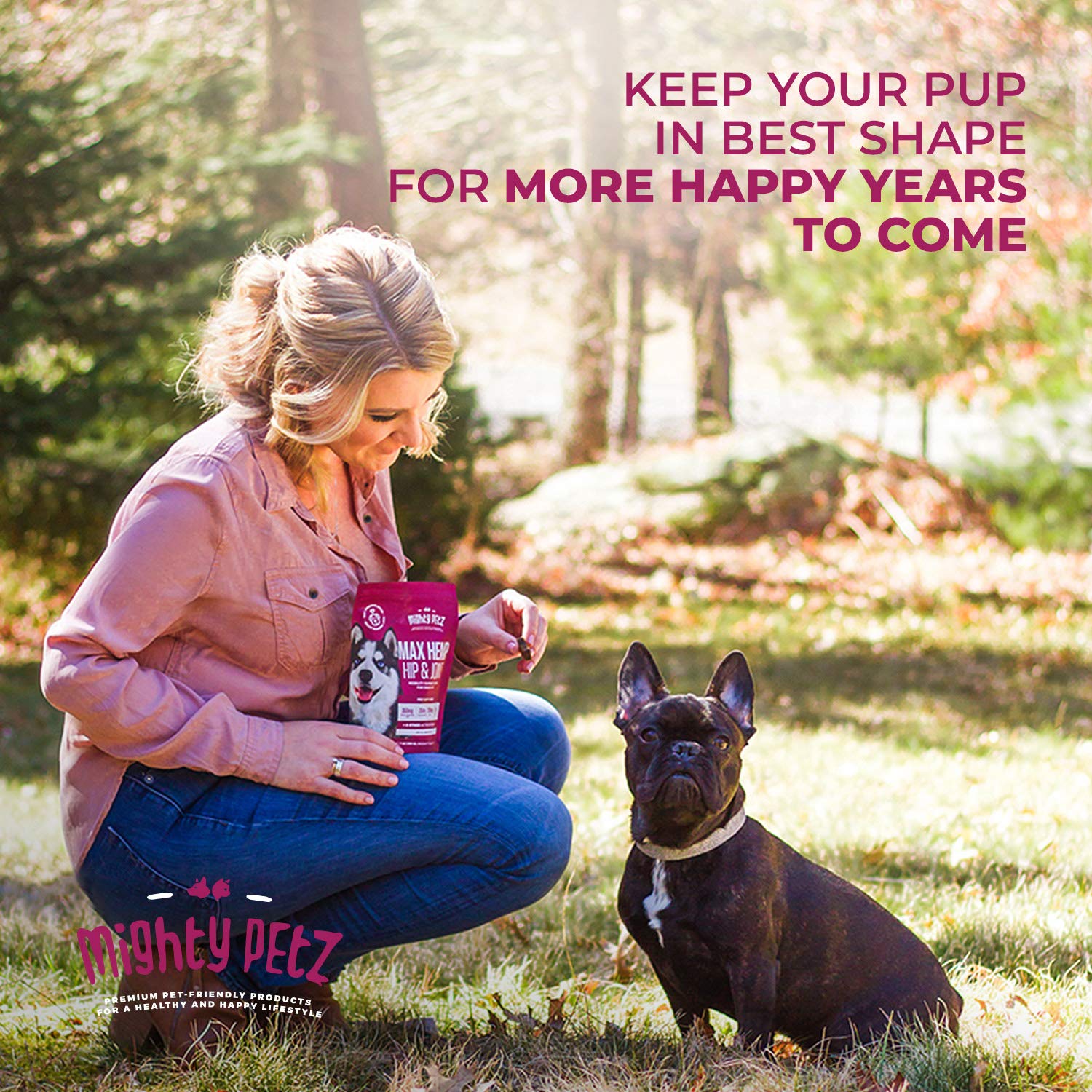 MAX Urinary Tract Support + MAX Hemp Hip & Joint Support for Dogs