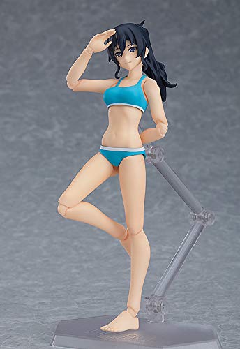Max Factory Female Swimsuit Body (Makoto) Figma Action Figure, Multicolor