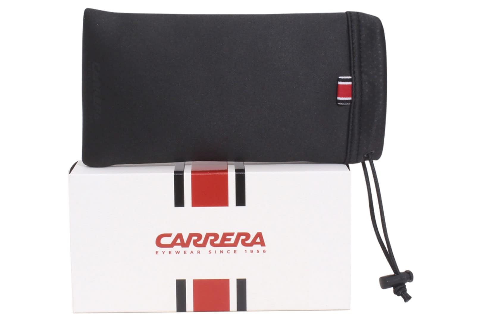 Carrera Men's 256/S Rectangular Sunglasses, Black/Polarized Gray, 58mm, 18mm