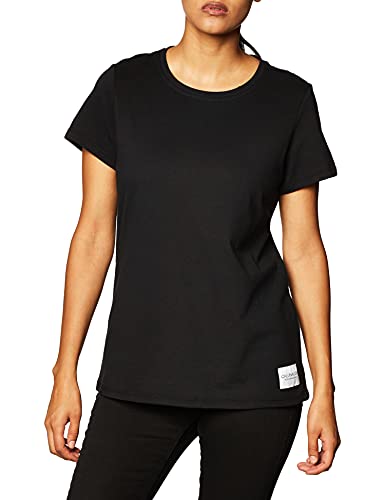 Calvin Klein Women's Crew Neck T-Shirt (Regular and Plus Sizes), Black, Medium
