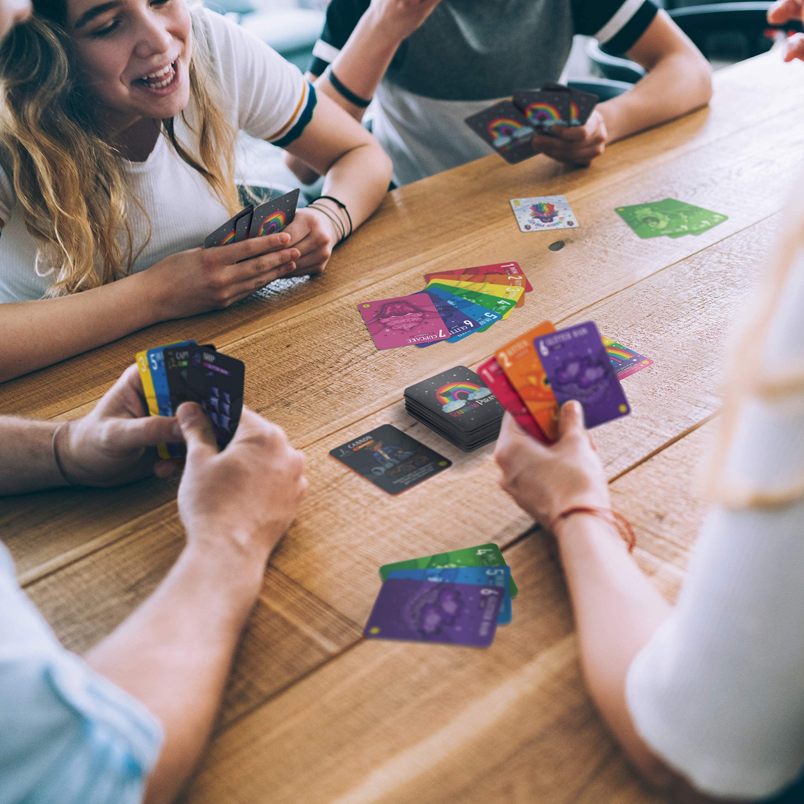 Rainbow Pirates - Fun Family Game for Kids, Teens & Adults, Rummy Style Card Game for 2-5 Players