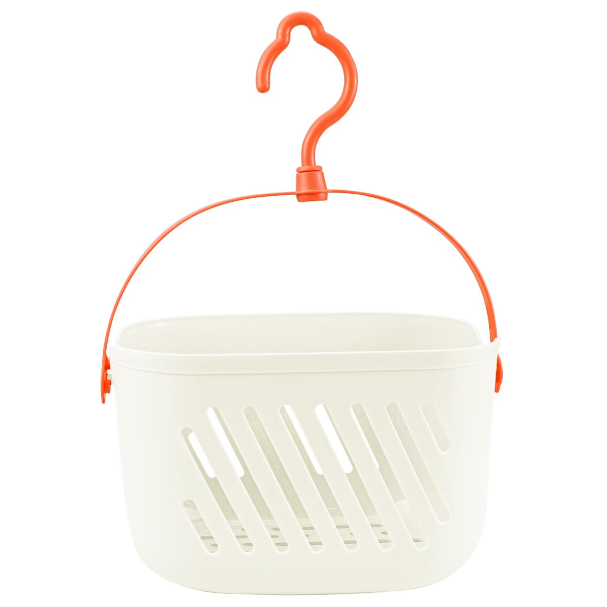 LNQ LUNIQI Plastic Hanging Shower Caddy with Hook Portable Kitchen Organizer Storage Basket Hanging Shower Caddy Basket for Bathroom Kitchen Pantry Bathroom Dorm RoomďźWhiteďź