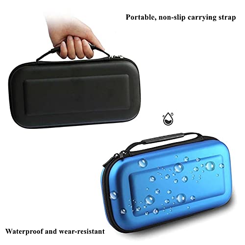 Carry Case Compatible with Nintendo Switch - Black Protective Hard Portable Travel Carry Case Shell Pouch for Nintendo Switch Console & Accessories