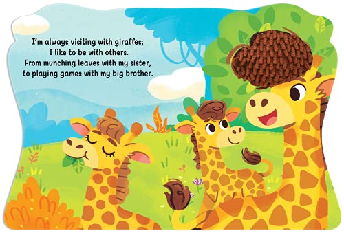Jungle Days with Giraffe - Touch and Feel Board Book - Sensory Board Book