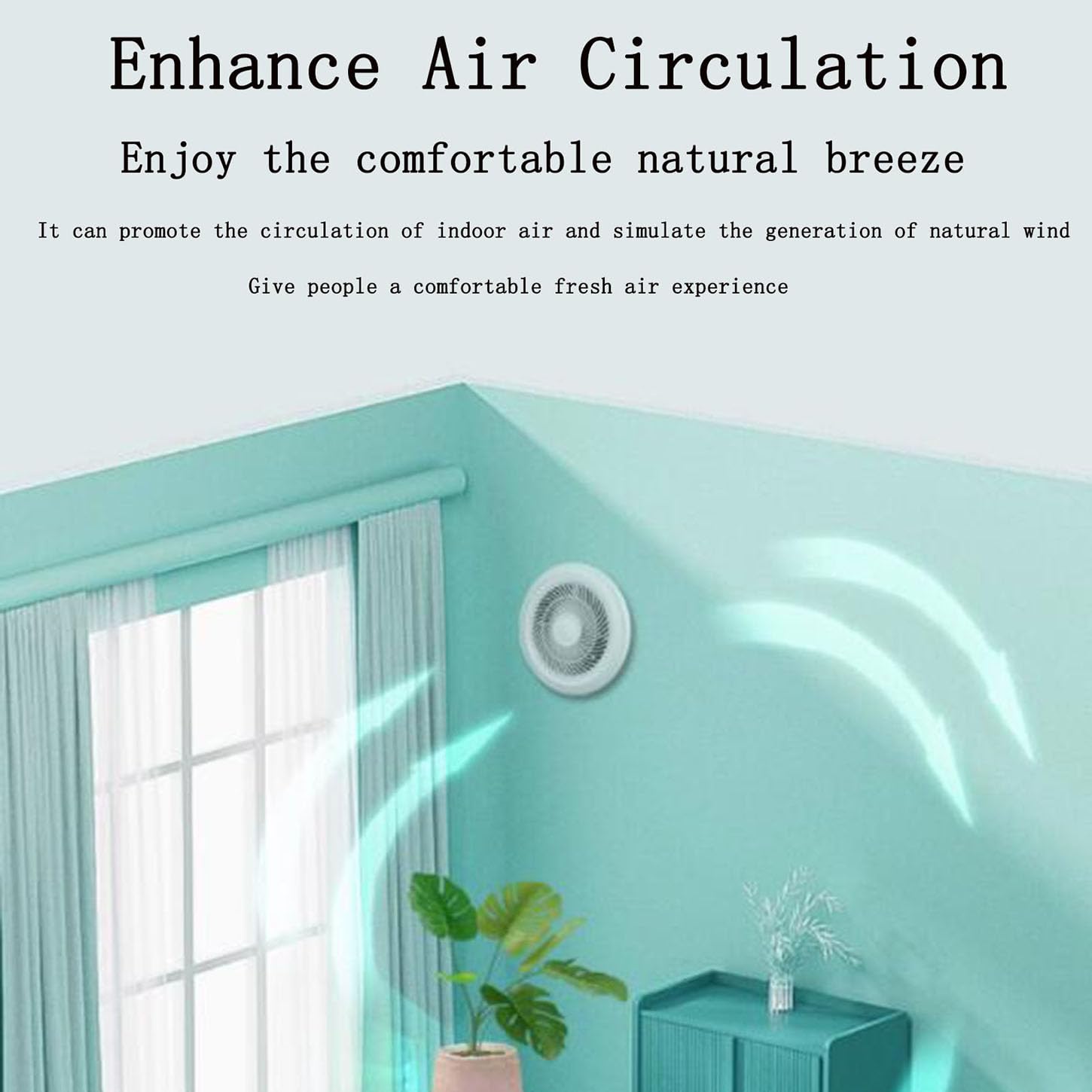 ICEMOB Bathroom Extractor Fan with Wireless Remote Control,Quiet Ventilation Vent Fans,Automatic Opening And Closing Check Valve,IPX2 Waterproof,Wall-Mounted Exhaust Fan for Kitchen,6 inches
