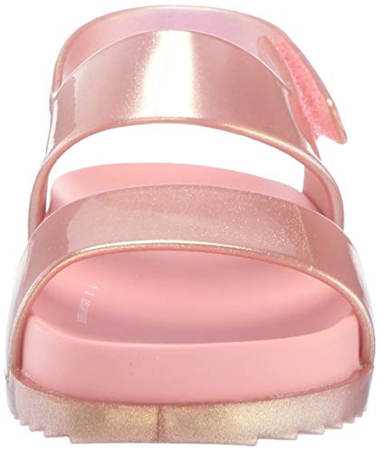 Mini Melissa Baby-Girl's Mini Cosmic Sandal Slipper, Rose Gold, 5 Medium US Toddler