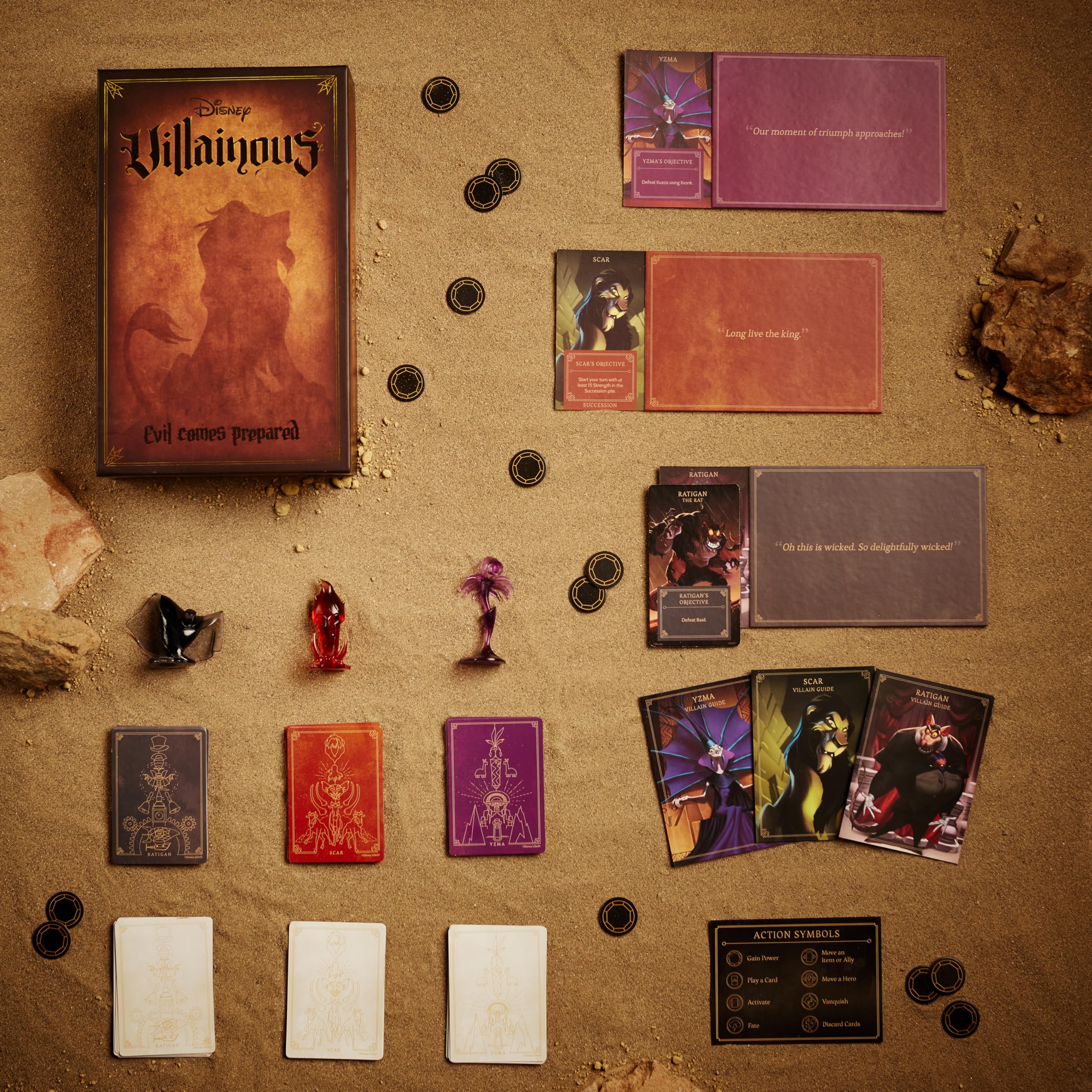 Ravensburger Disney Villainous: Evil Comes Prepared - Strategy Board Game for Ages 10 & Up | Stand-Alone & Expansion | 2019 Toty Game of The Year Award Winner, 2020 Finalist