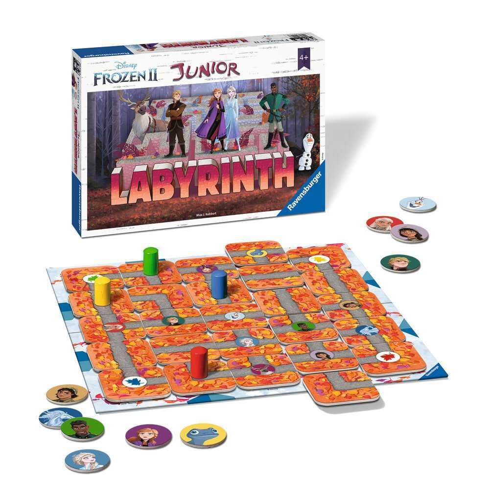 Ravensburger Disney Frozen 2 Junior Labyrinth Family Game for Boy & Girls Age 4 & Up! -The Classic Moving Maze Game (20416)