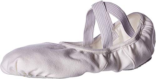 Capezio Women's Ballet Flat, White, 6.5 UK
