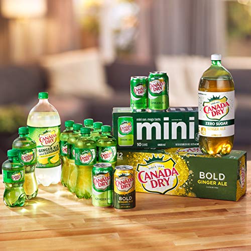 Canada Dry Ginger Ale Soda, 12 fl oz cans (Pack of 12)