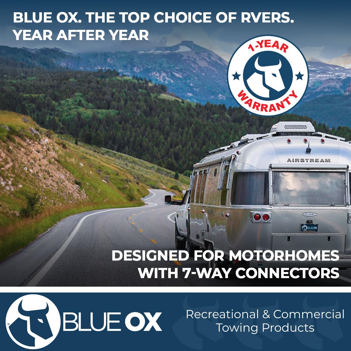 Blue Ox BX88206 Coiled Cable with Female Receptor