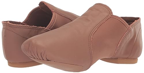 Capezio Women's E Series Jazz Slip-on Shoe, Skintone 60, 8