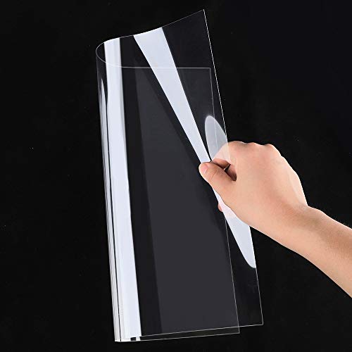 Jekkis 36 Pieces 6mil Blank Stencil Sheets 12x12 Inch, Clear Plastic Acetate Sheet for Craft, Mylar Templates Material for Vinyl Cutting