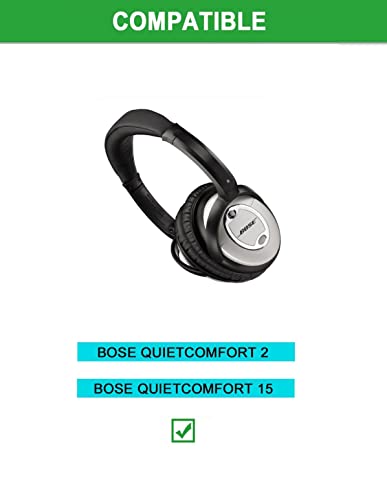 Headband Cover Compatible with Bose QC45 QuietComfort 35 II, QC35, QC25 Headphones,Headband Protector/Cushion Pad/Repair Part (NO-Black)