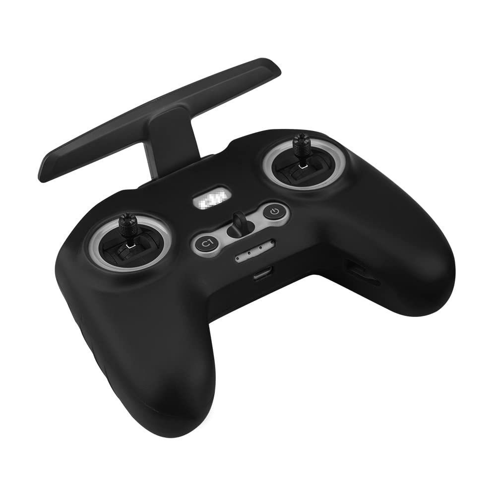 Drone Remote Control Game Silicone Sleeve, Through the Machine Handle Protective Cover Strap Remote Controller Joystick, Suitable for DJI Avata/FPV Combo Accessories (Red)