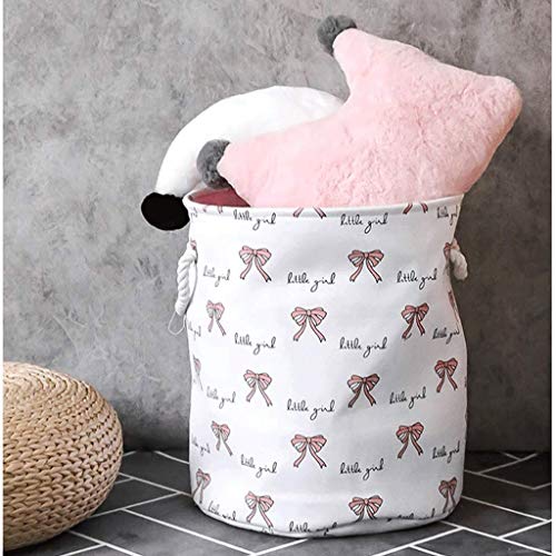 TBGFPO Storage Basket-Medium Round Laundry Hamper Nursery Baskets Collapsible Storage Bin Dirty Clothes Basket Shelf Closet Organization Home Decor