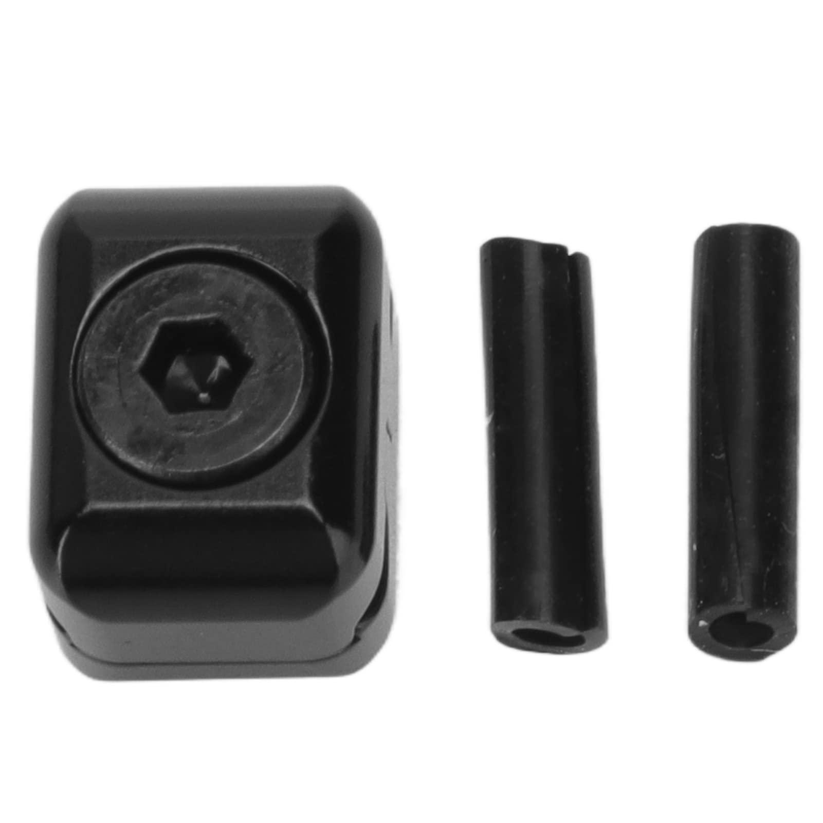 Compound Bow Cable Fastener Clip, Easy to Install Aluminum Alloy Arrow Rest Cable Clamp Buckle Drop Away for Archery(Black)