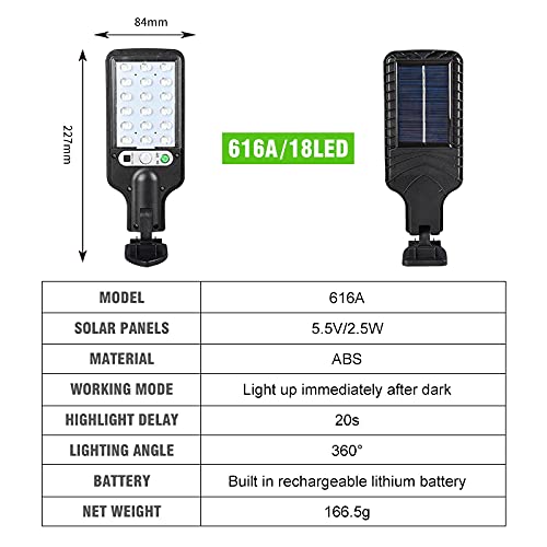 Wall Lampled Solar Light Outdoor Waterproof Lighting Garden Wall Light Street Adjustable Angle Solar Lamp Home Indoor Lighting Access 616A