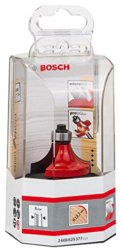 Bosch 2608629377 Rounding Router Bit "Expert" 8mmx38, 1mmx61mm