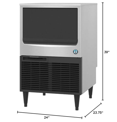 Hoshizaki KM-116BAJ, Crescent Cuber Ice Maker, Air-Cooled, Built in Storage Bin