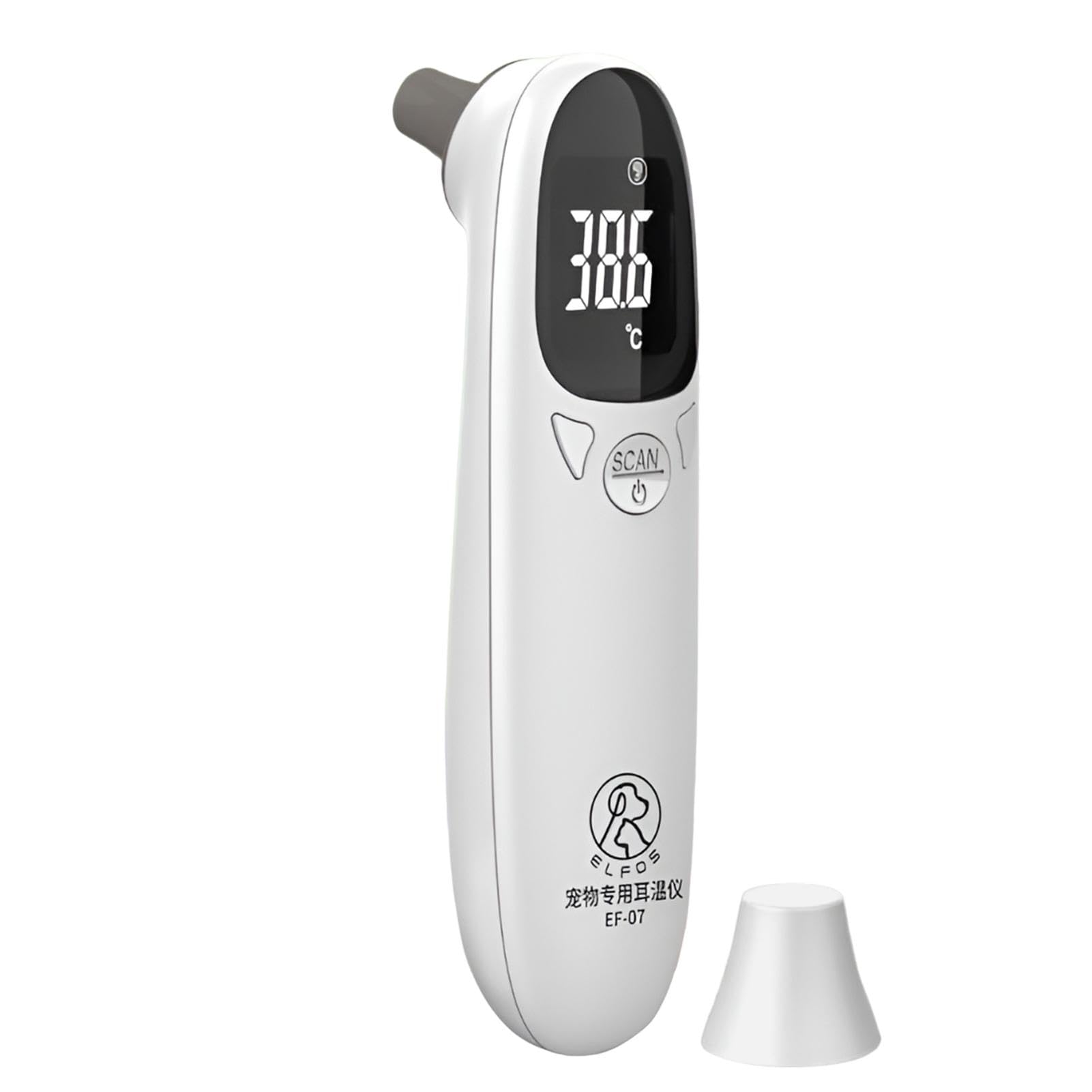 Generic Dog Ear Thermometers | Dog Tech Supplies | Accurate Fever Detection Device for Pet, Pet Supplies Veterinary Thermometers High Precision Double Mode Design, Cows Dog Ear Thermometers for Pigs