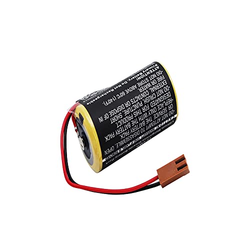 Cameron Sino New 5000mAh Replacement Battery Fit for Panasonic A02B-0120-K106, A20B-0130-K106, A98L-0031-0007, BR26500, BR-C, BR-CCF1TH