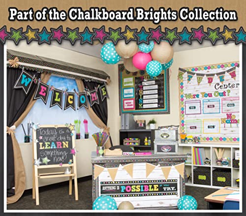 Teacher Created Resources Chalkboard Brights Mini Accents (5620)