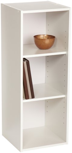 ClosetMaid 8987 Stackable 3-Shelf Organizer, White