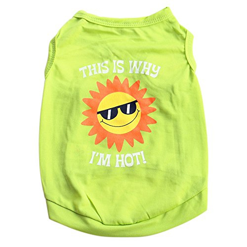 Dog Clothes Medium Size Dog Female Cat Clothes Vest Shirt Summer Shirt Puppy Small Pet Clothes Doggy Clothes for Small Dogs Girl