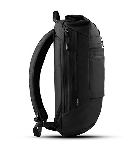 HEIMPLANET Original | HPT Carry Essentials - COMMUTER PACK 18L | Roll-Top Backpack with 15" Laptop compartment and side quick access | Supports 1% for The Planet (Black)